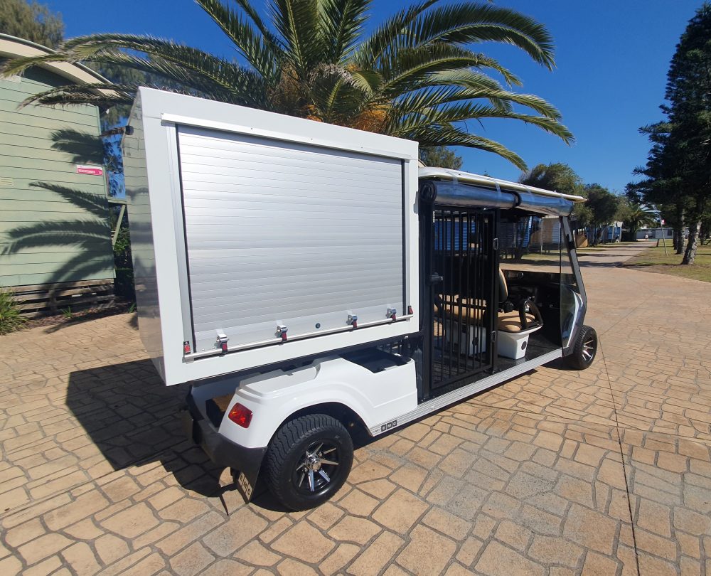 EMC Elite XLWB Laundry / Housekeeping – QLD Golf Carts